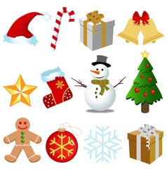 Christmas party set Royalty Free Vector Image - VectorStock