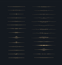 Set of mystical corners and frames borders magic Vector Image