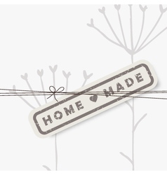 Homemade label design element Royalty Free Vector Image