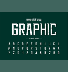 Modernista modern minimalistic font typeface Vector Image