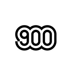 Colorful number nine Royalty Free Vector Image