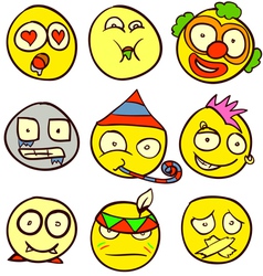 Smiley doodle 19 Royalty Free Vector Image - VectorStock