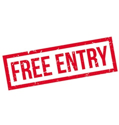 Free entry stamp Royalty Free Vector Image - VectorStock