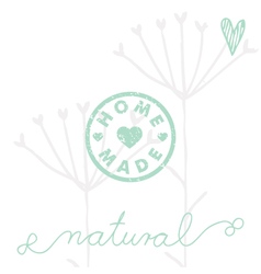 Homemade label design element Royalty Free Vector Image