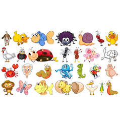 Set of wild animals Royalty Free Vector Image - VectorStock