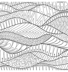 Outline abstract ornamental ethnic stripe Vector Image