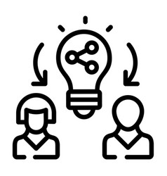 Knowledge base icon symbol creative sign Vector Image