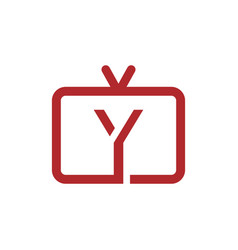 Kids tv channel logo design Royalty Free Vector Image