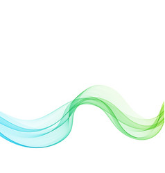 Green wave Royalty Free Vector Image - VectorStock