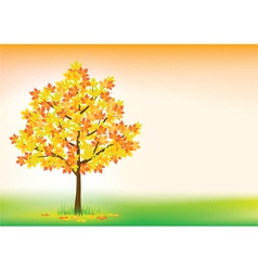 Trees autumn Royalty Free Vector Image - VectorStock