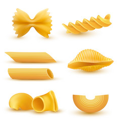 Packages of dry pasta Royalty Free Vector Image