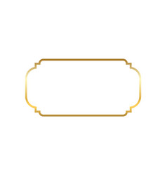 Two gold frame Royalty Free Vector Image - VectorStock