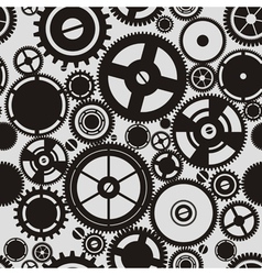 Seamless texture with mechanical gear and cogwheel