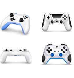 Video game controller cartoon Royalty Free Vector Image
