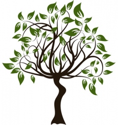 Decorative tree Royalty Free Vector Image - VectorStock