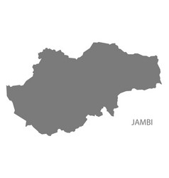 Jawa timur indonesia map grey Royalty Free Vector Image