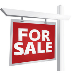 For sale label or price tag on white background Vector Image