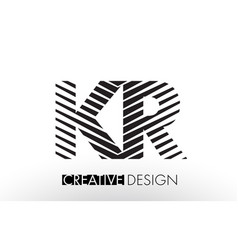 Rk r k letter modern logo design with yellow Vector Image