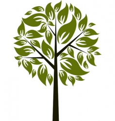 Decorative tree Royalty Free Vector Image - VectorStock